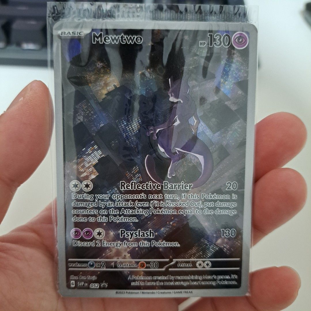 (Defect) MEWEN/SV3.5 Pokemon 151 - Mewtwo Promo - Mew 151 UPC, Hobbies ...