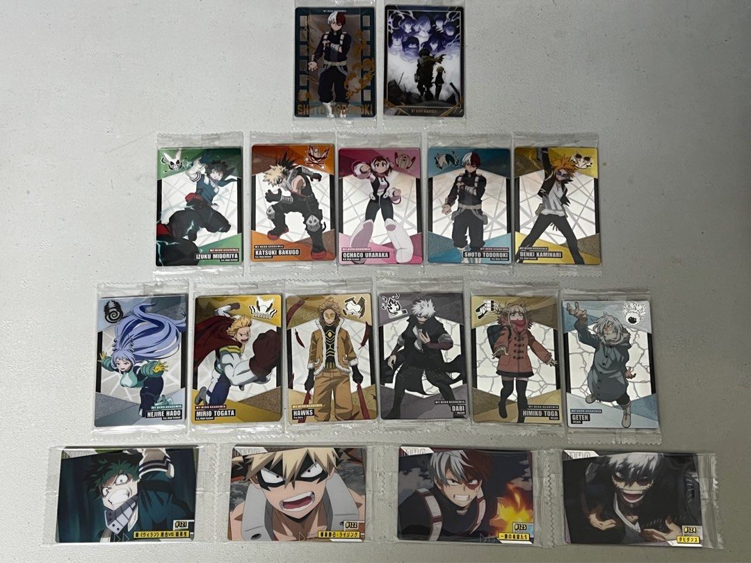(MHA) My Hero Academia Wafer Cards Vol. 2, Hobbies & Toys, Memorabilia ...