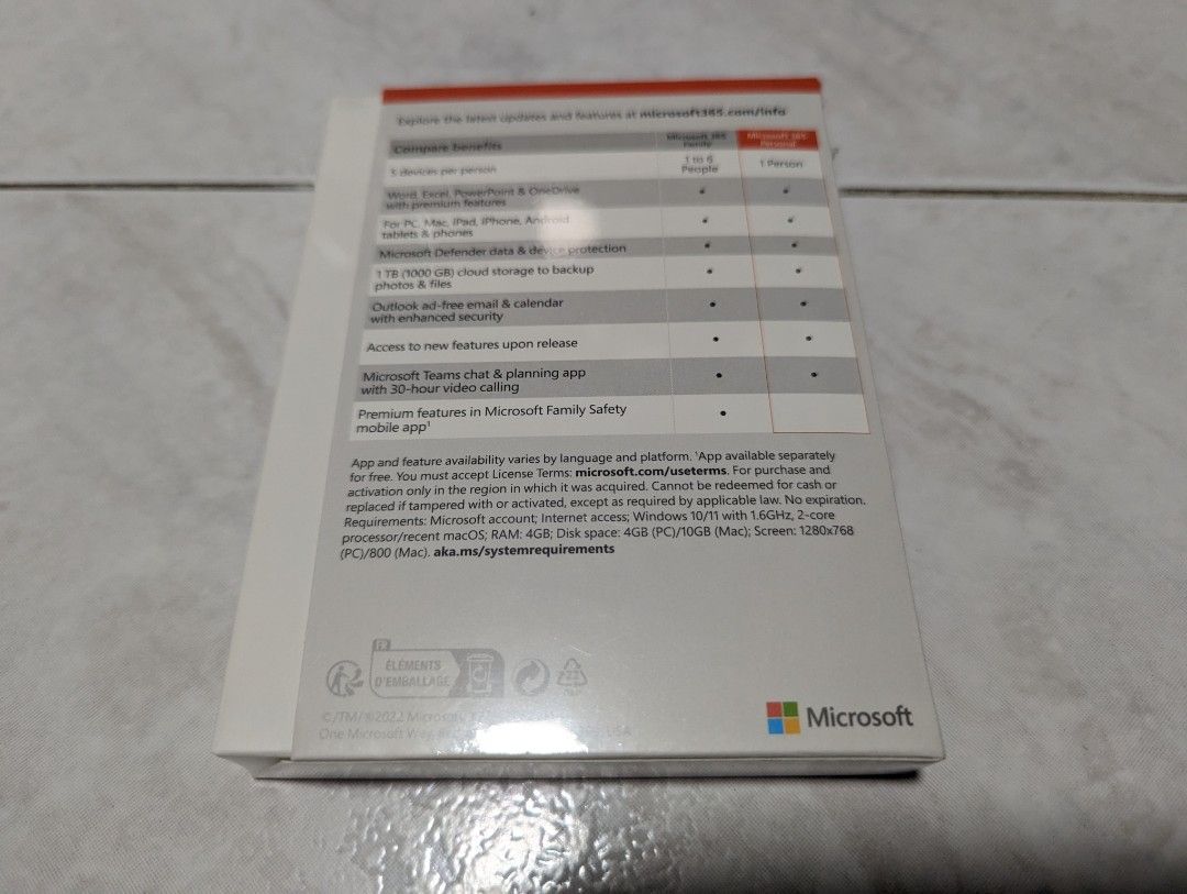 Microsoft 365 Personal, Computers & Tech, Office & Business Technology ...