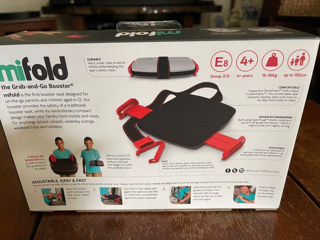 Mifold booster seat, Babies & Kids, Going Out, Car Seats on Carousell