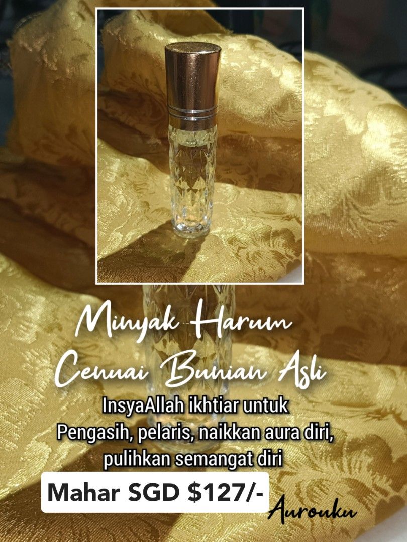 Minyak Harum Cenuai Bunian Asli., Men's Fashion, Muslim Wear ...