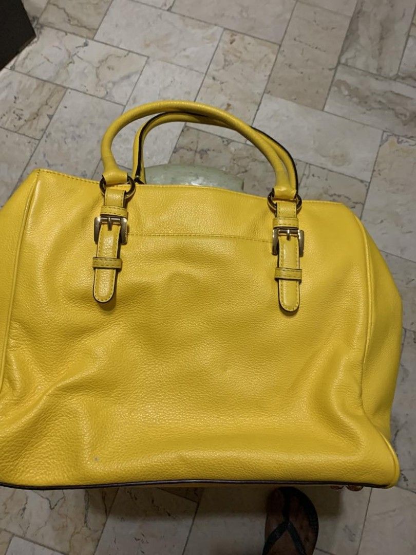 MK Yellow Shoulder/Hand bag, Luxury, Bags & Wallets on Carousell
