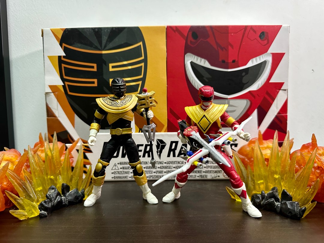 MMPR SDCC Jason Red Ranger - Zeo Gold Twin Pack Power Rangers, Hobbies ...