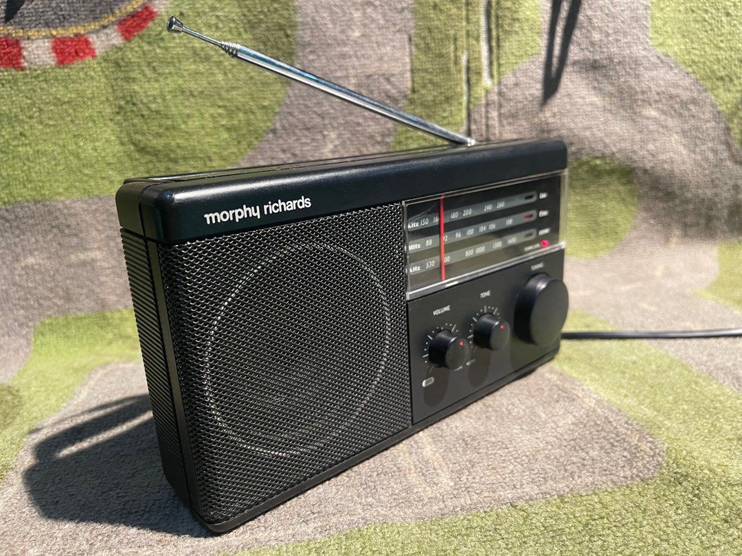 Morphy richards vintage radio 220v complete am fm no functional issue ...