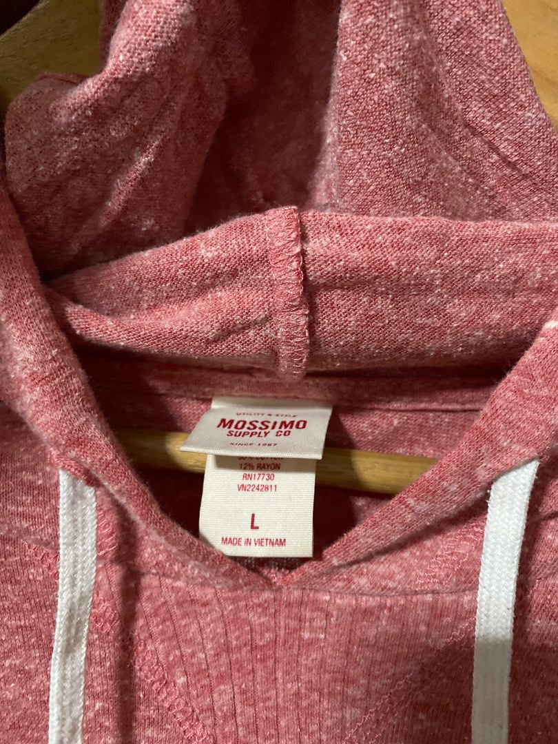 Mossimo Unisex Soft Tela Hoodies Jacket Washed Watermelon color, Men's ...