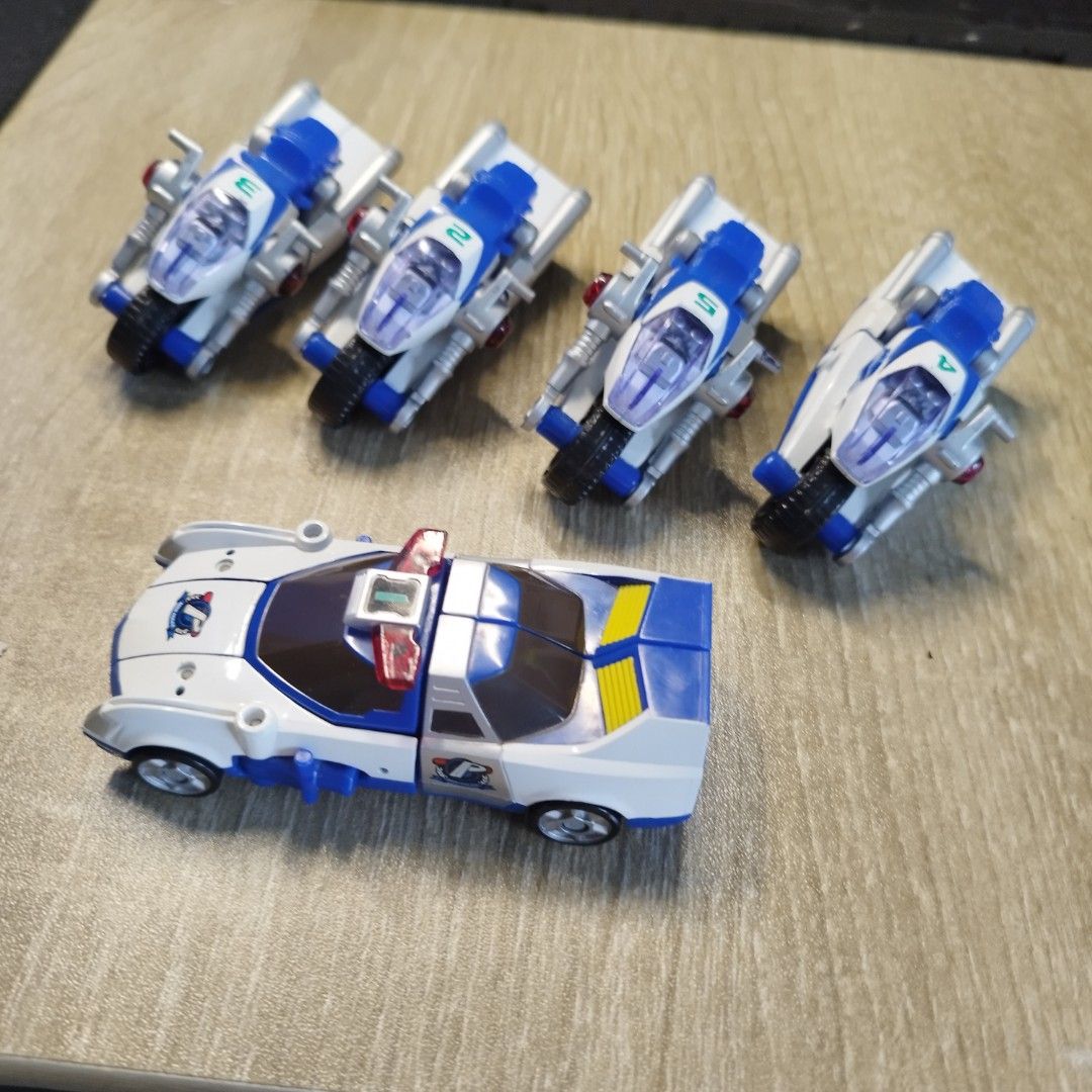 MRR Machine Robo Rescue Hyper Police Robo, Vintage Go Bots ...