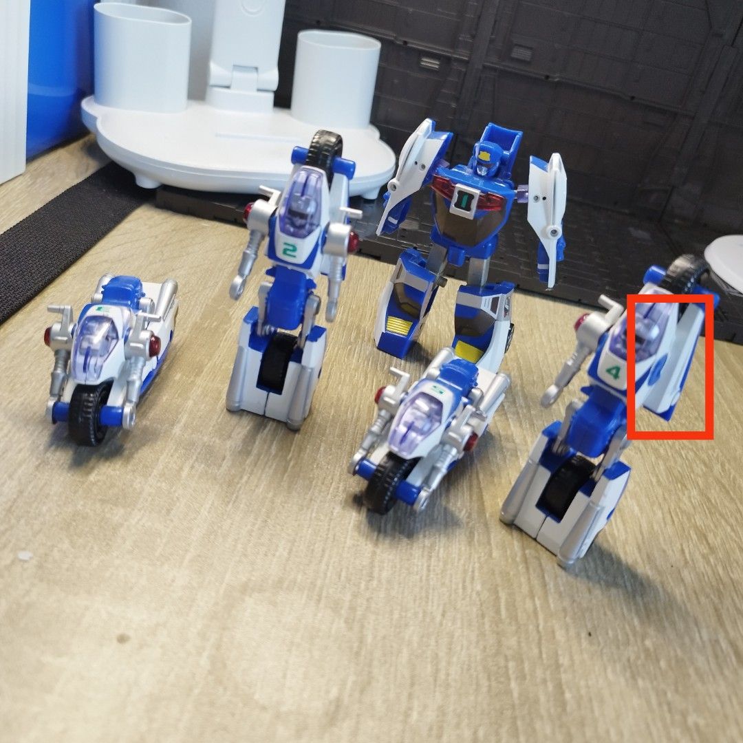 MRR Machine Robo Rescue Hyper Police Robo, Vintage Go Bots ...