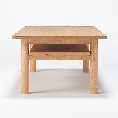 MUJI Oak Low Coffee Table, Furniture & Home Living, Furniture, Tables ...