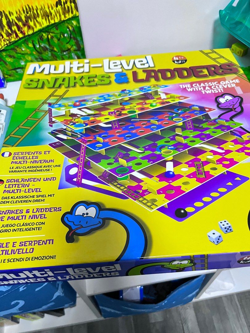 Multi Level Snakes and Ladders, Hobbies & Toys, Toys & Games on Carousell