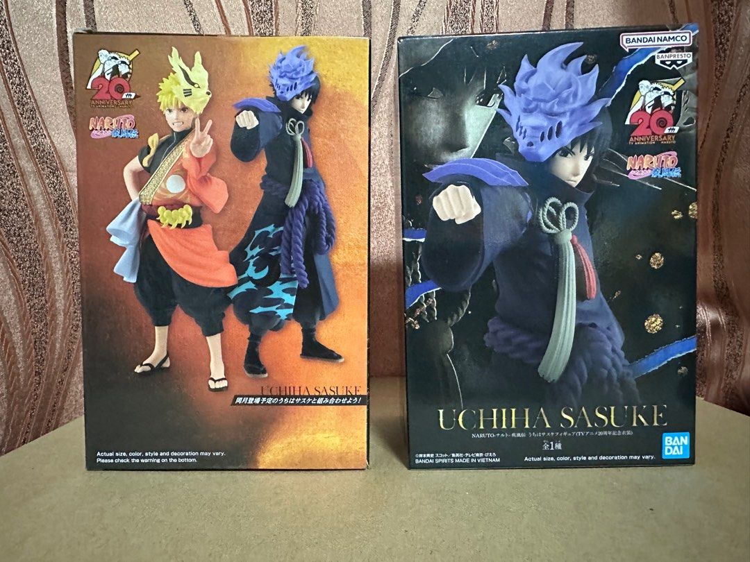 Naruto and Sasuke figure set, Hobbies & Toys, Toys & Games on Carousell