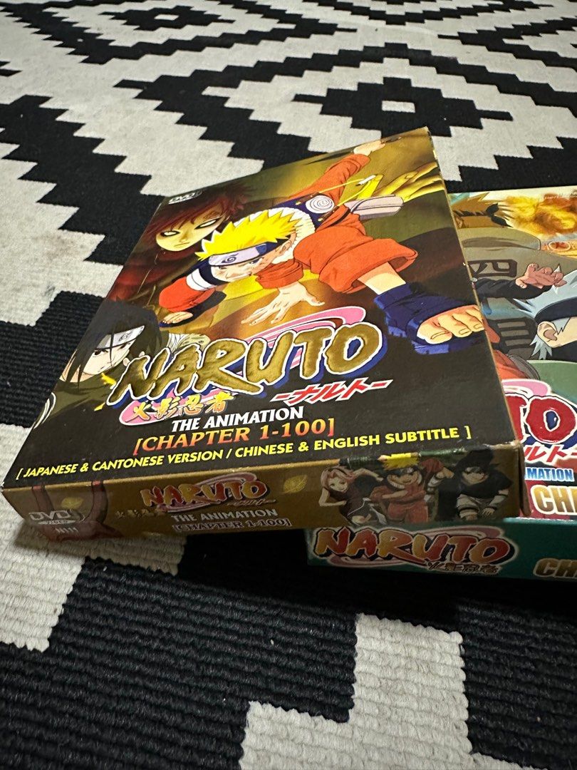 Naruto Anime Original DVD Set Chapter 1 to 260, Hobbies & Toys, Music ...