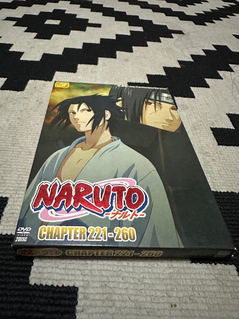 Naruto Anime Original DVD Set Chapter 1 to 260, Hobbies & Toys, Music ...