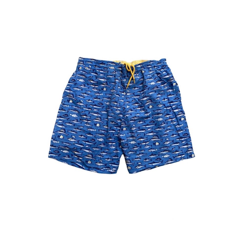 Nautica Fish Design Blue Shorts, Men's Fashion, Bottoms, Shorts on ...