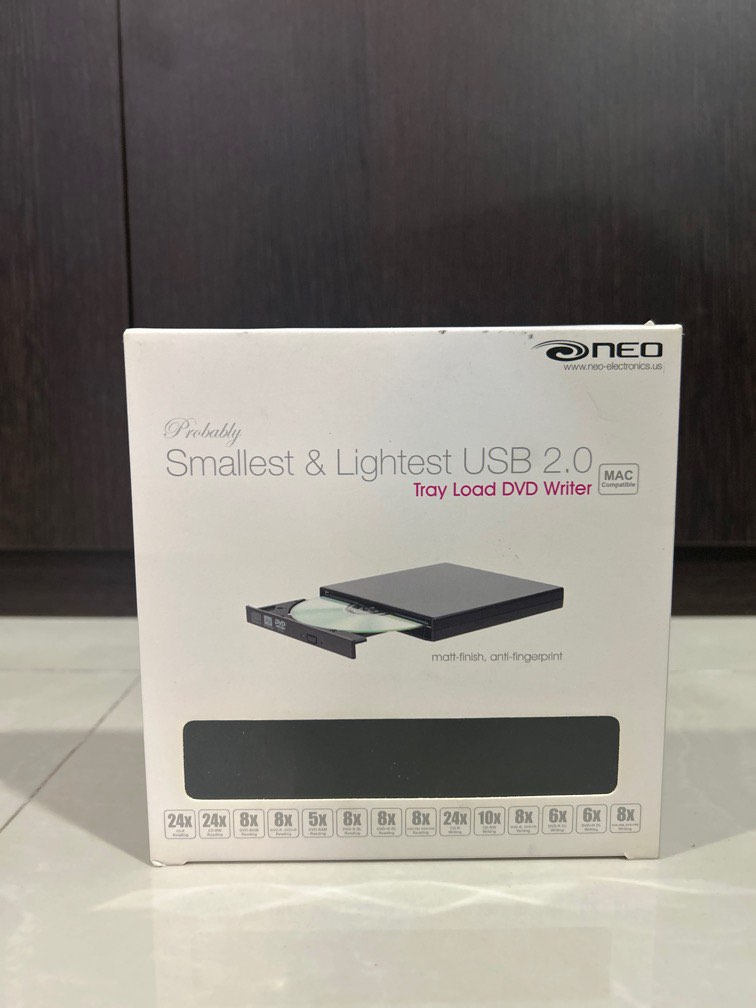 Neo USB 2.0 Tray Load DVD writer, Computers & Tech, Office & Business ...