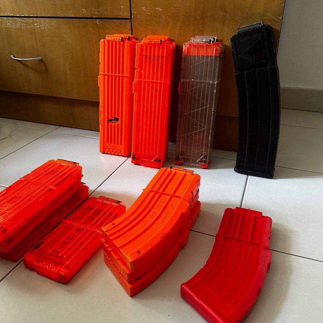 Nerf Magazines ( clips ), Hobbies & Toys, Toys & Games on Carousell