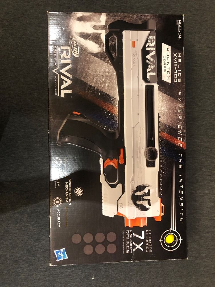 NERF Rival HELIOS XVIII-700, 興趣及遊戲, 玩具 & 遊戲類 - Carousell