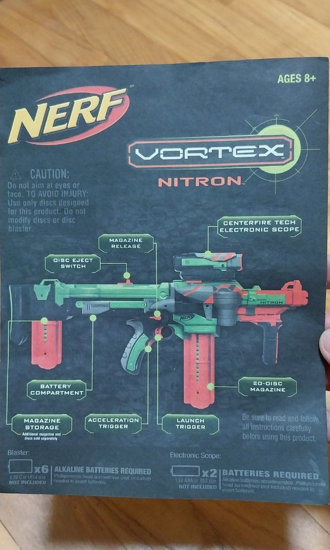 NERF Vortex Nitron, Hobbies & Toys, Toys & Games on Carousell