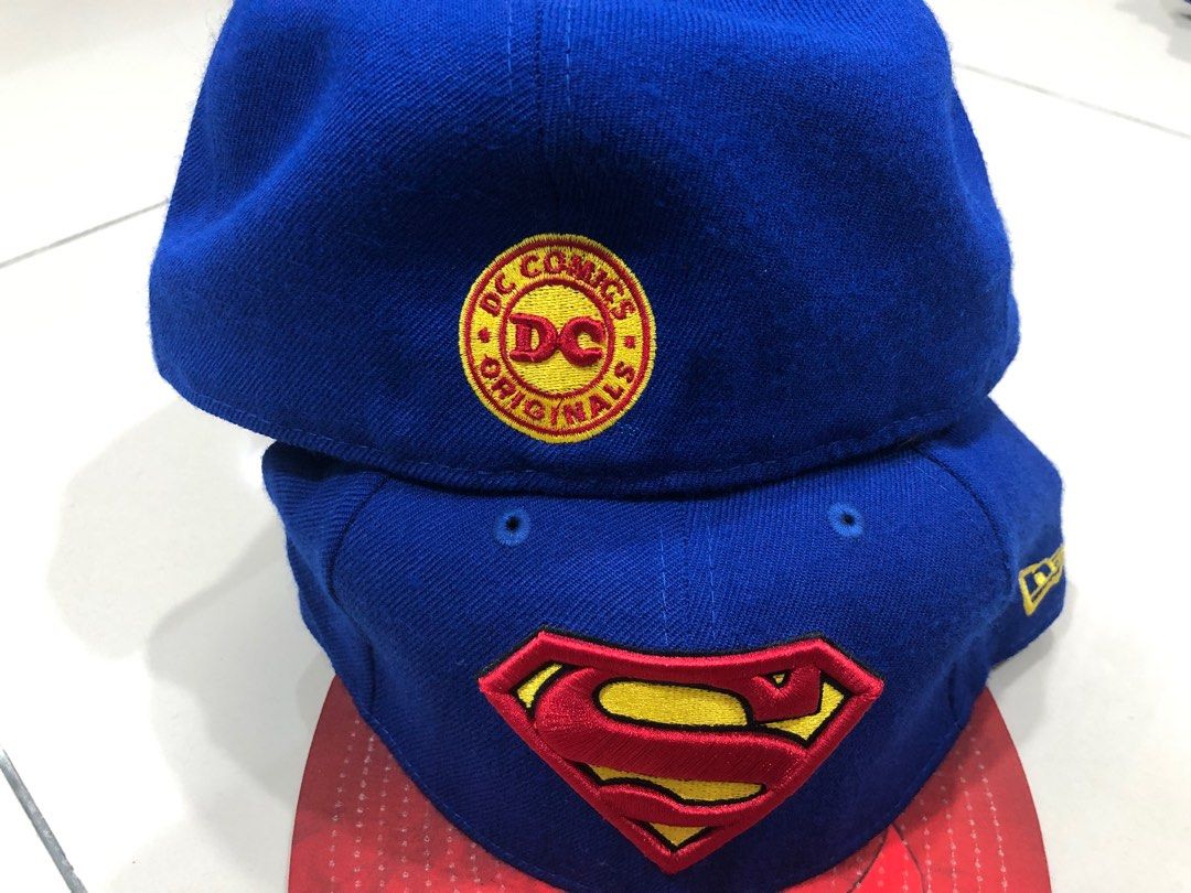 New Era Superman DC Comics Cap, Men's Fashion, Watches & Accessories ...