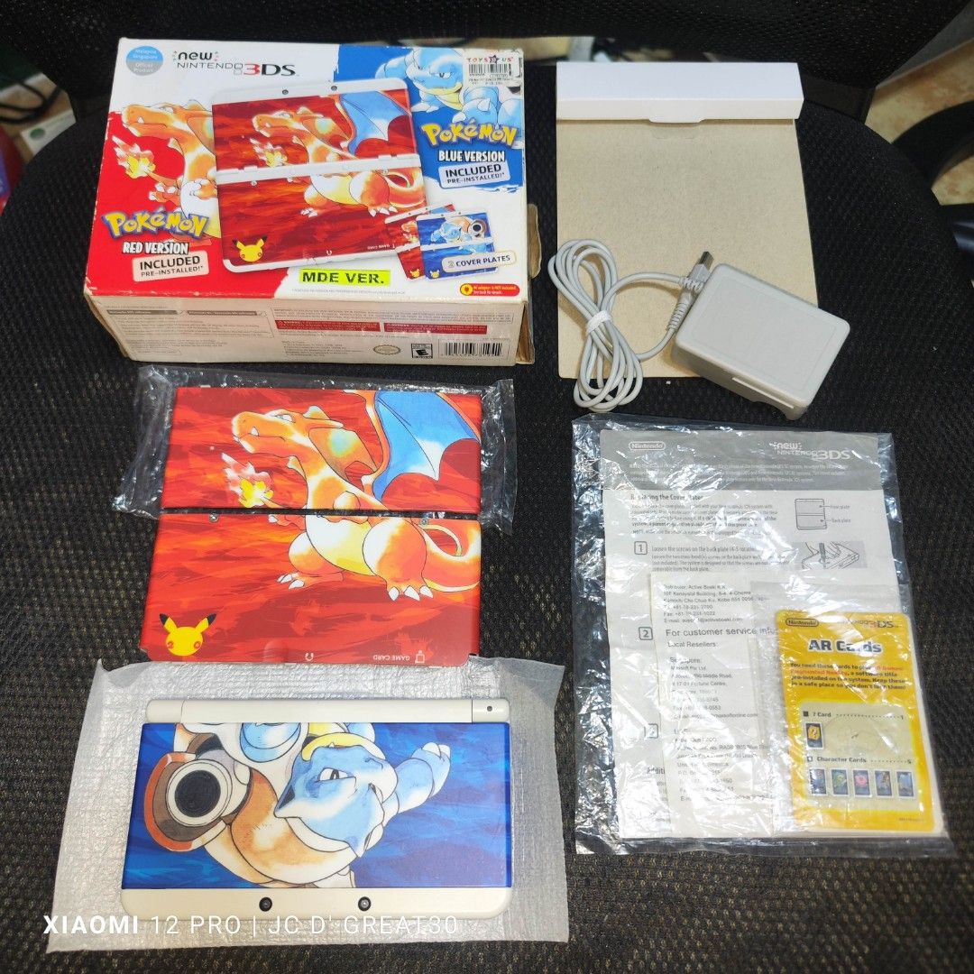 New Nintendo 3DS Pokemon 20th Anniversary Edition with Box, Video ...