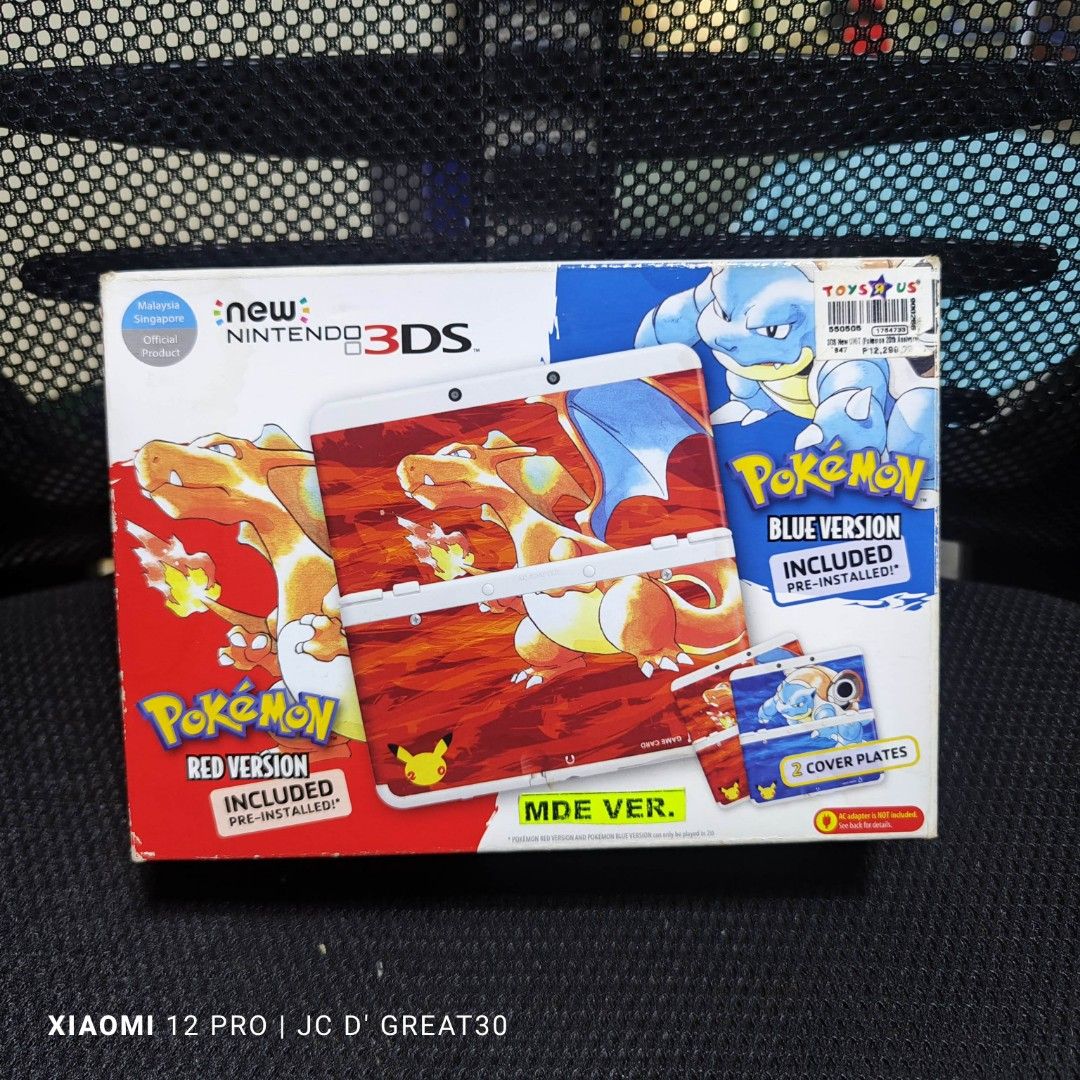New Nintendo 3DS Pokemon 20th Anniversary Edition with Box, Video ...