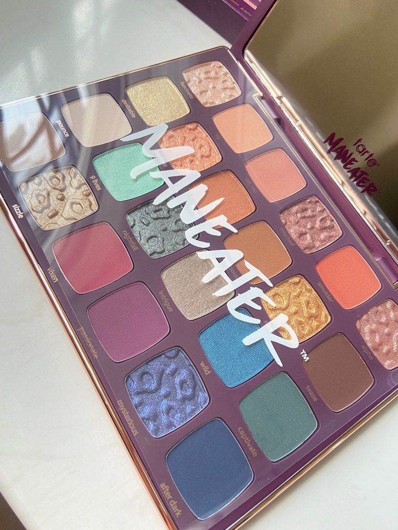 (NEW) TARTE MANEATER NIGHTFALL EYE SHADOW PALETTE, Beauty & Personal ...