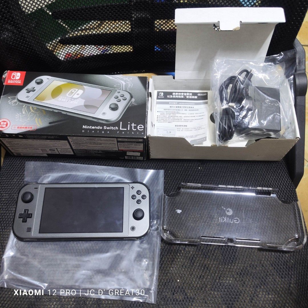 Nintendo Switch Lite Dialga Palkia Edition Complete, Video Gaming ...