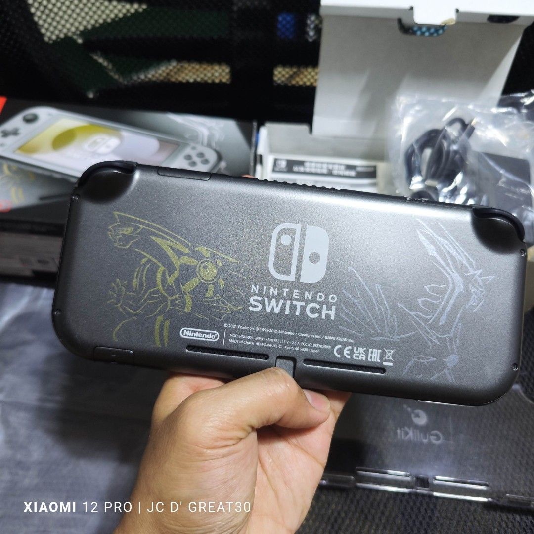 Nintendo Switch Lite Dialga Palkia Edition Complete, Video Gaming ...