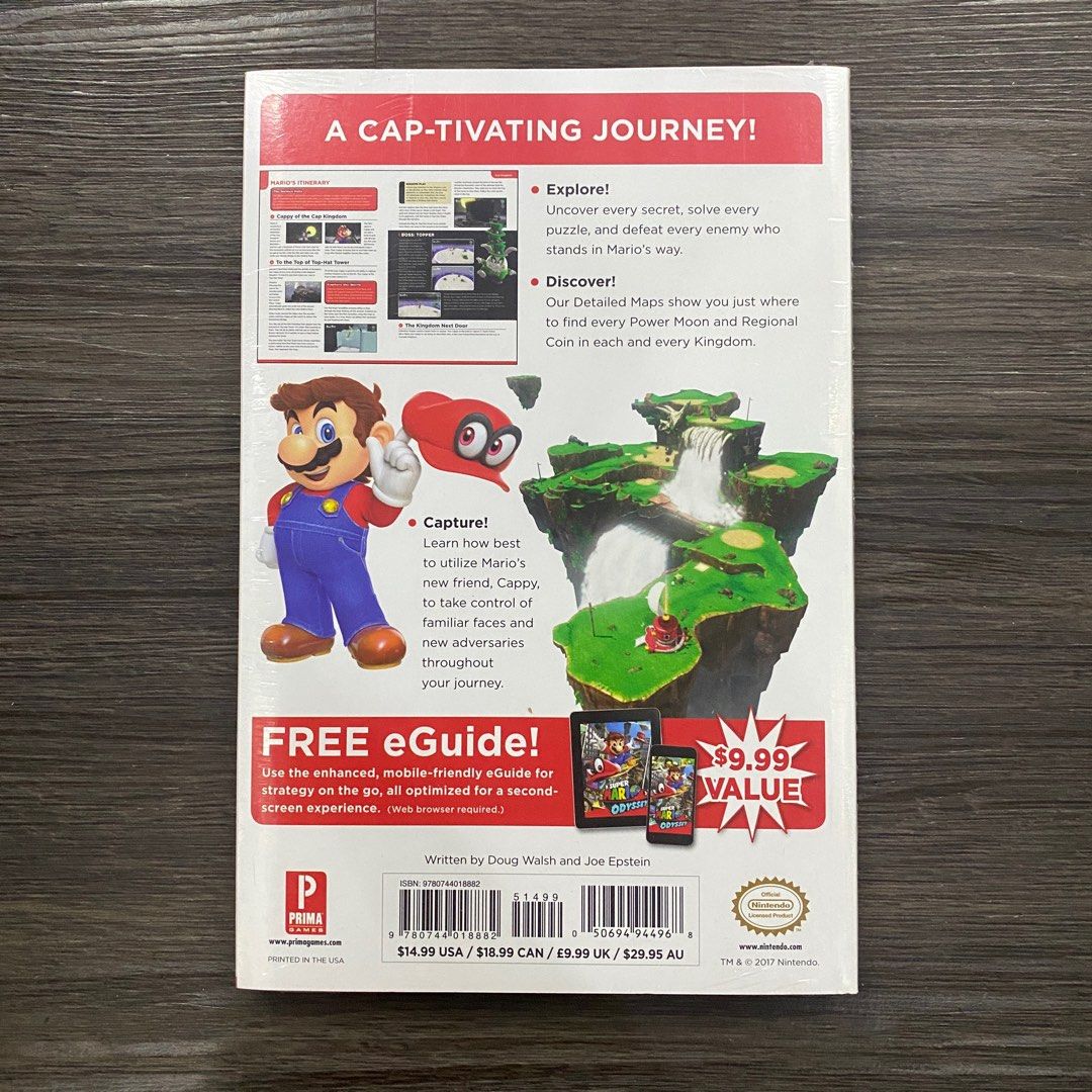 Nintendo Switch: Super Mario Odyssey - Prima Official Guidebook ...