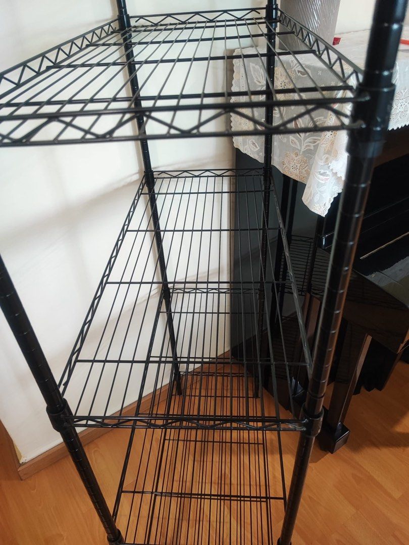 Non-rusting Black Coates Metal Rack, Furniture & Home Living, Furniture ...