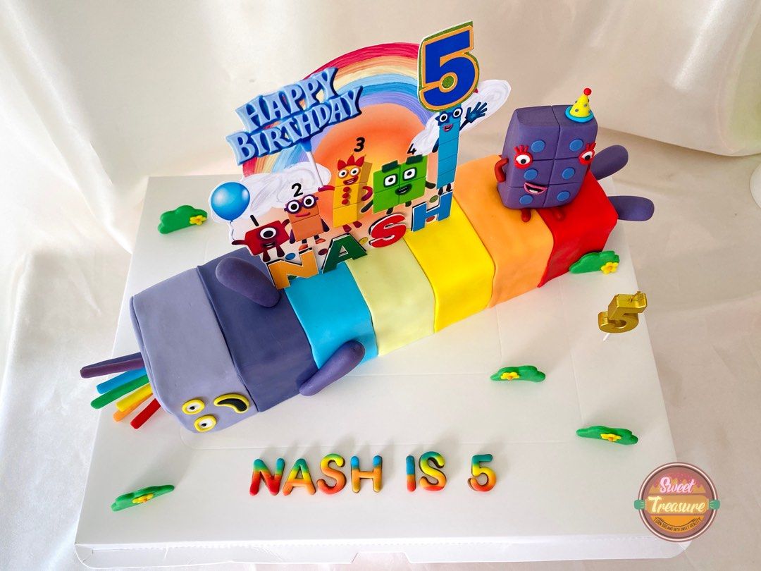 Number block cake, Food & Drinks, Homemade Bakes on Carousell