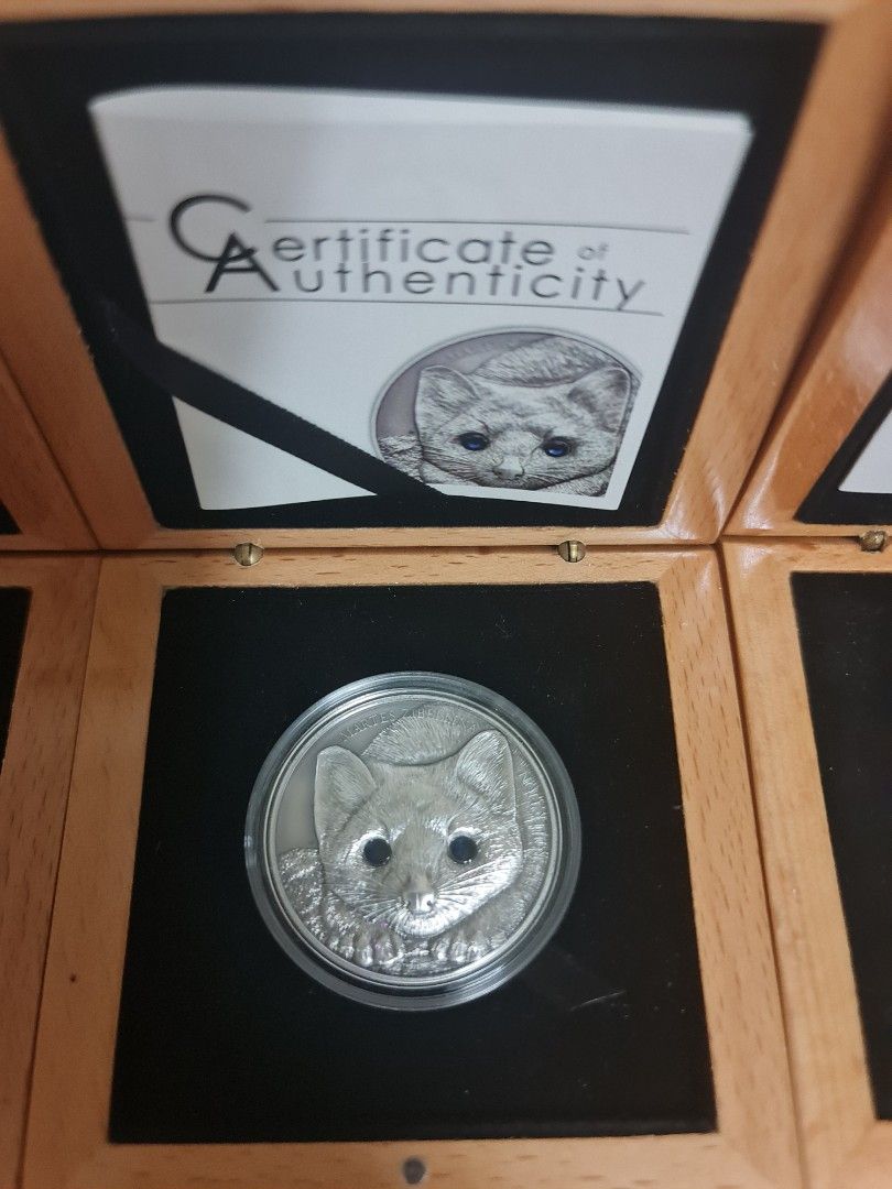 Numismatic Silver Coin Mongolian Wildlife Protection Series Limited ...