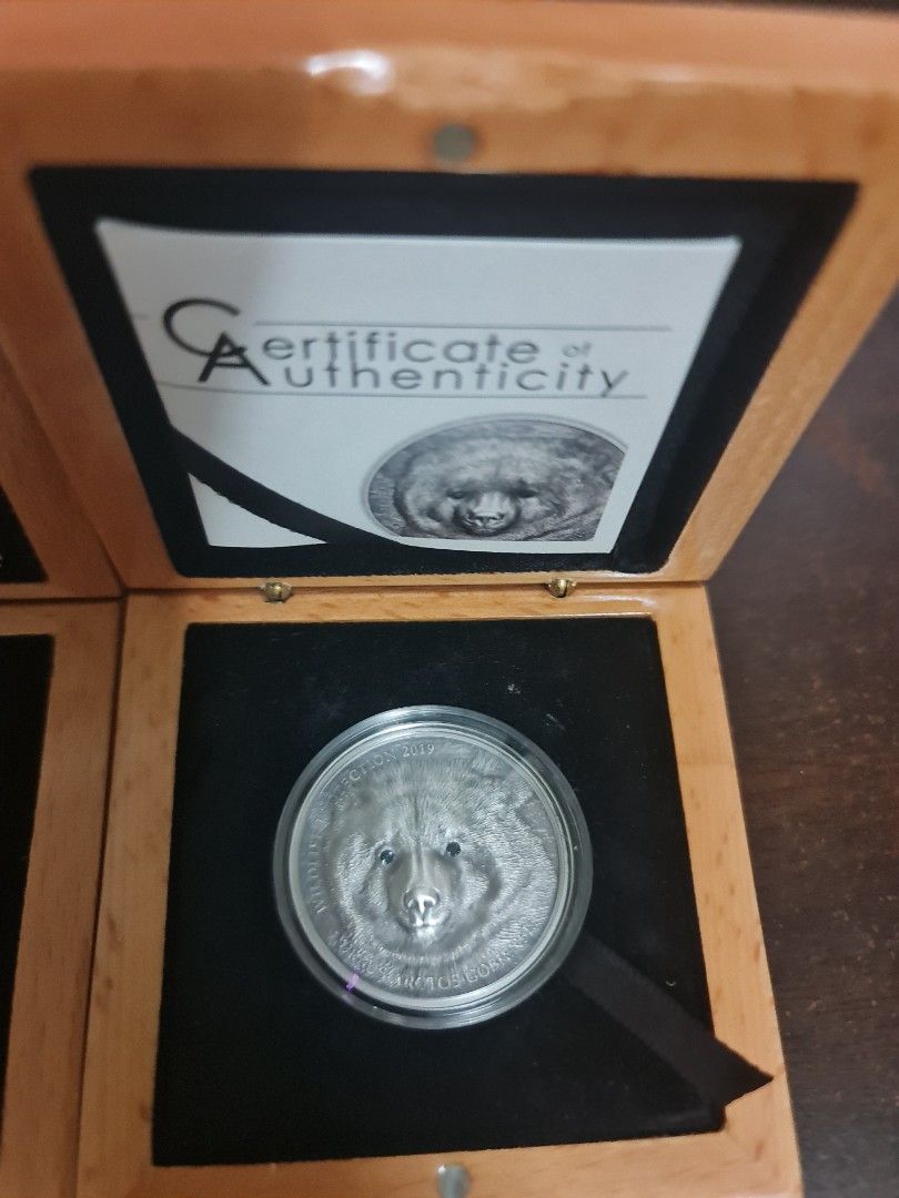 Numismatic Silver Coin Mongolian Wildlife Protection Series Limited ...