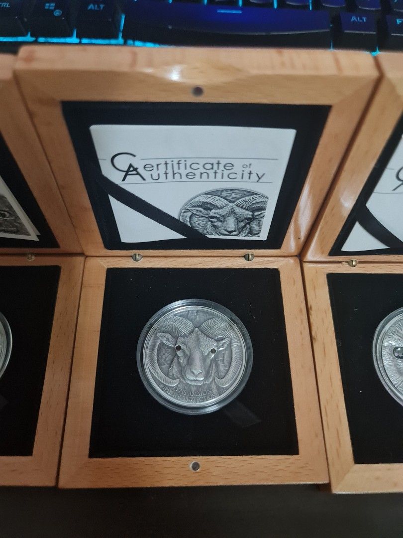 Numismatic Silver Coin Mongolian Wildlife Protection Series Limited ...