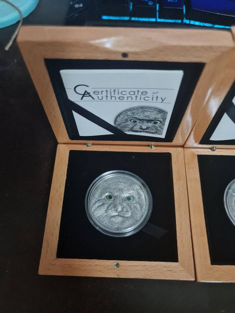 Numismatic Silver Coin Mongolian Wildlife Protection Series Limited ...