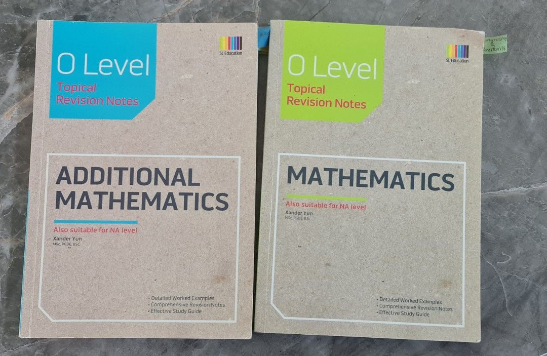 O Level Math and A Math Topical revision notes., Hobbies & Toys, Books ...