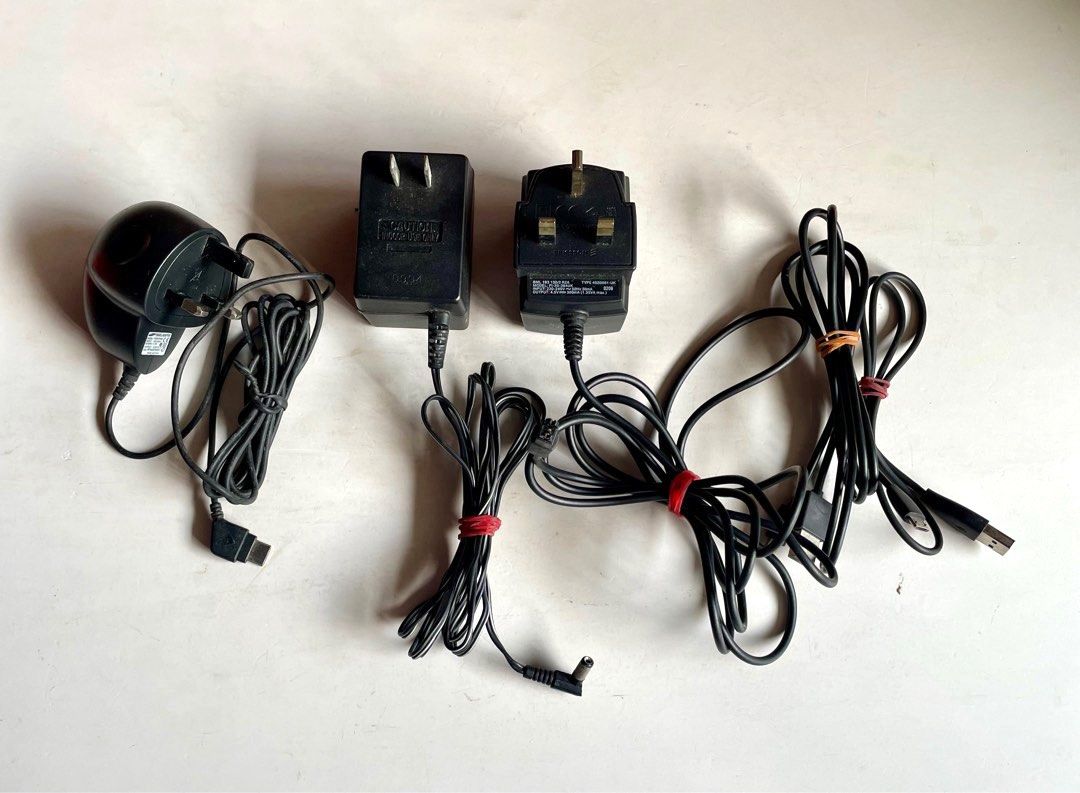 Old Ericsson Samsung Phone Charger Panasonic Adapter USB Charging Cable ...