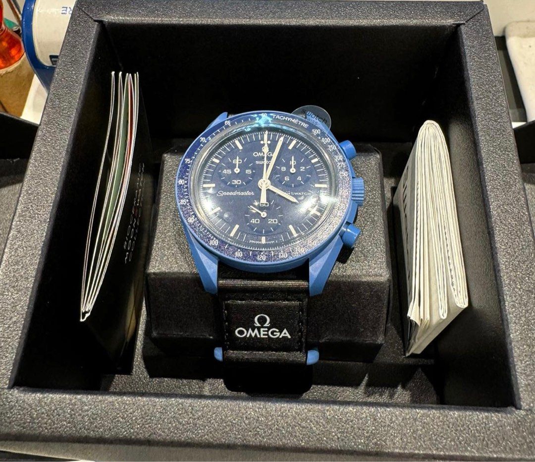Omega swatch Neptune, Luxury, Watches on Carousell