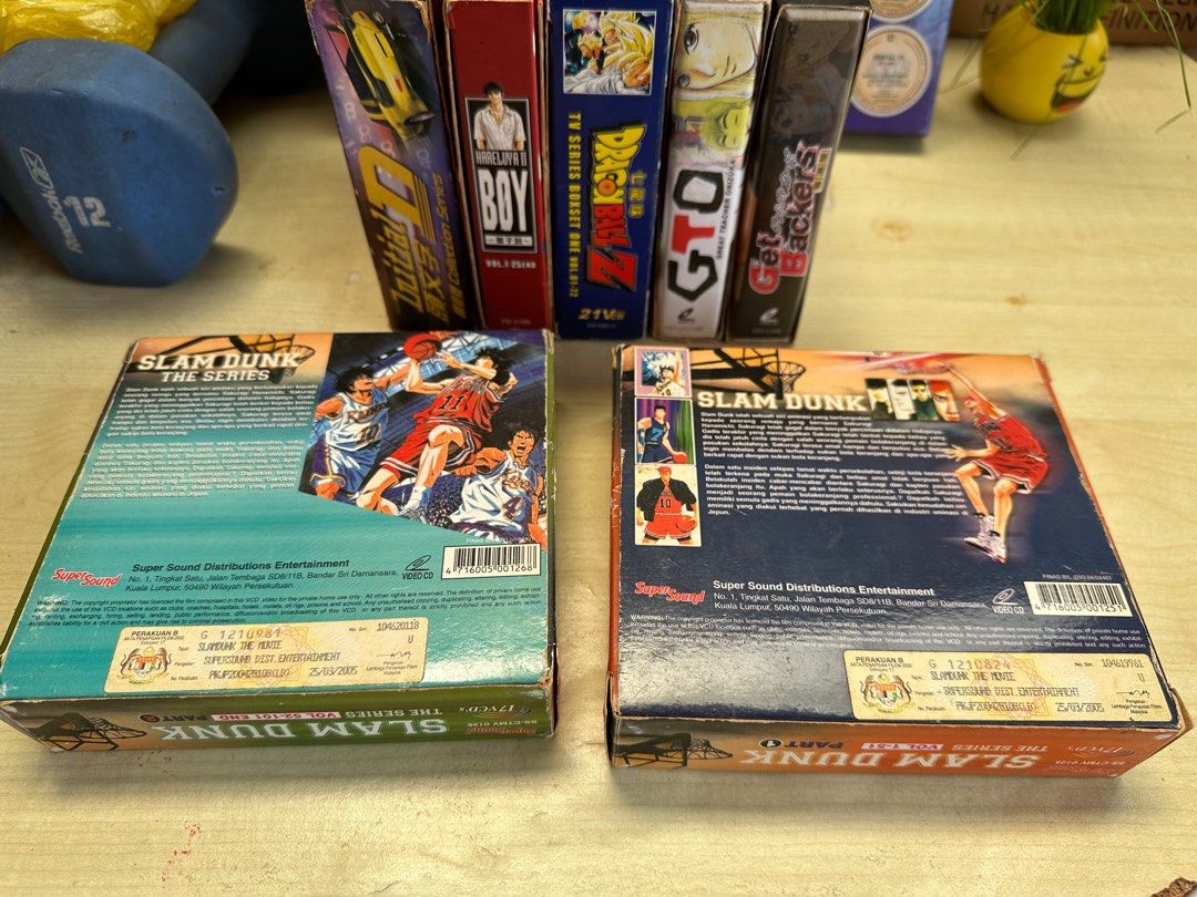 Original Fullset Slam Dunk Anime VCD set, Hobbies & Toys, Music & Media ...