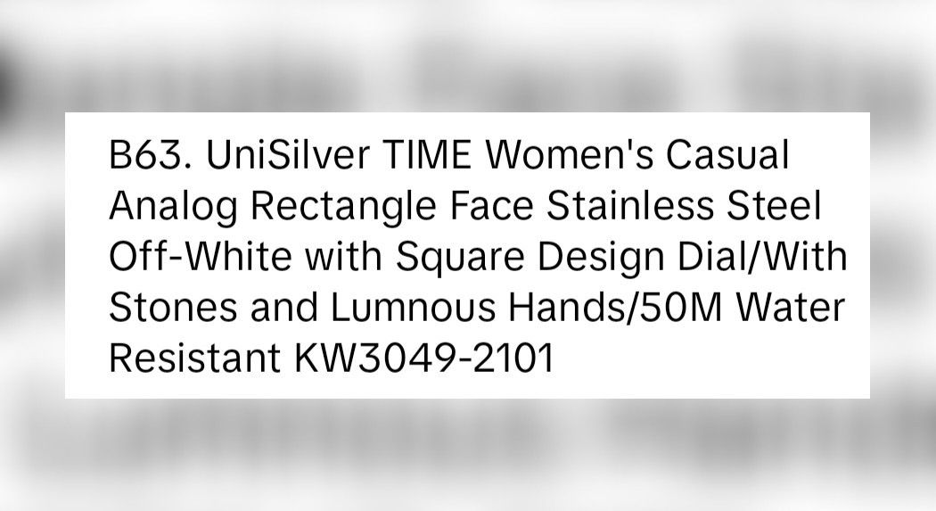 Original UniSilver watch women, Women's Fashion, Watches & Accessories ...