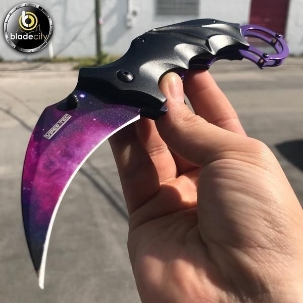 Original VIPERTEC KARAMBIT CSGo knife Galaxy doppler folding, Hobbies ...