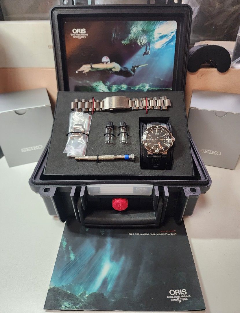 Oris Aquis Regulateur “Der Meistertaucher” (master diver) Titanium 43mm ...