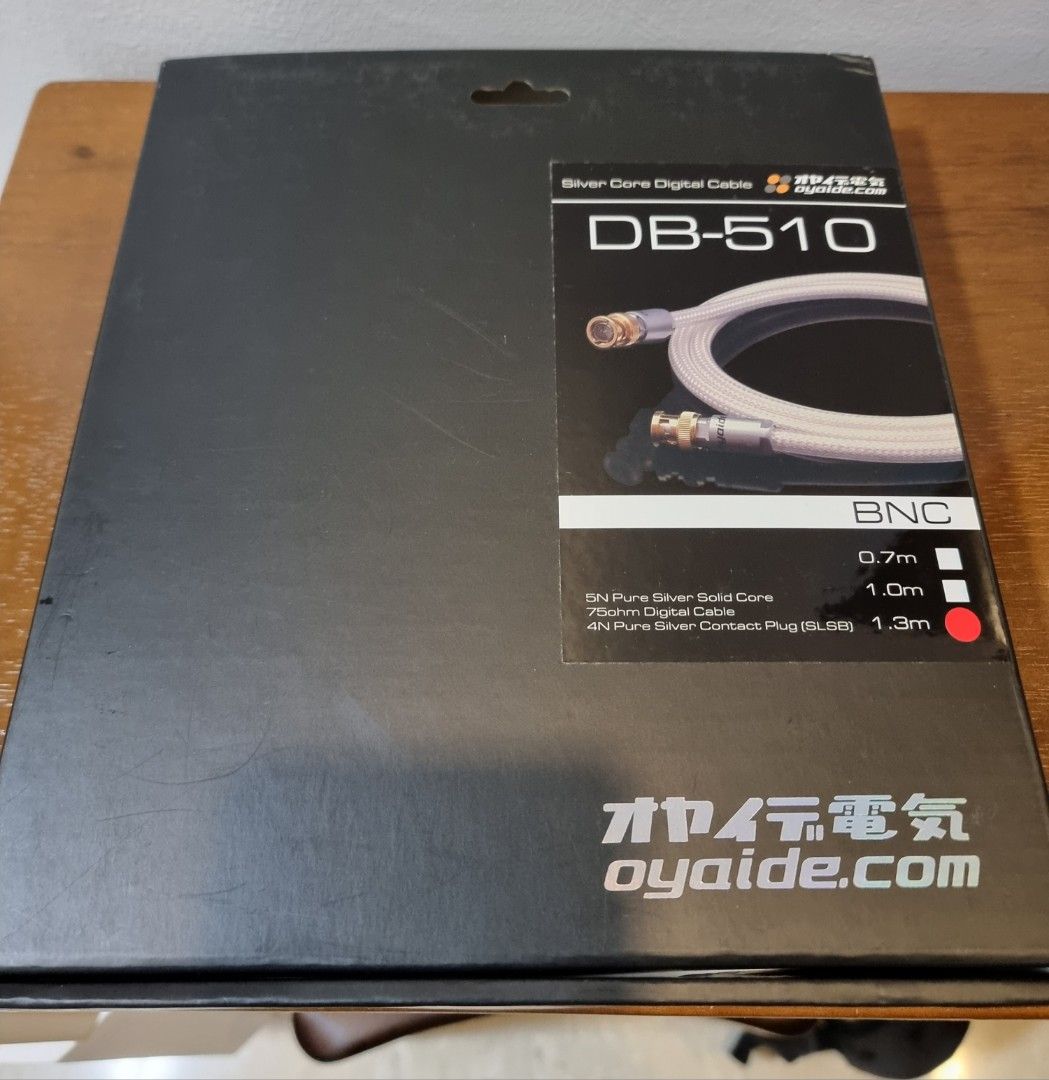 Oyaide DB-510 bnc digital cable, Audio, Other Audio Equipment on Carousell