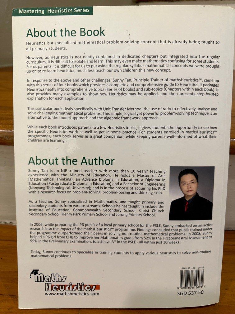 P5 P6 Math Unit Transfer Method - Sunny Tan, Hobbies & Toys, Books ...