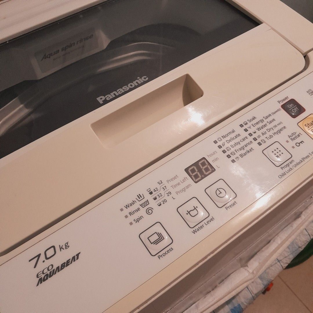 Panasonic Automatic Washing machine 7kg, TV & Home Appliances, Washing ...