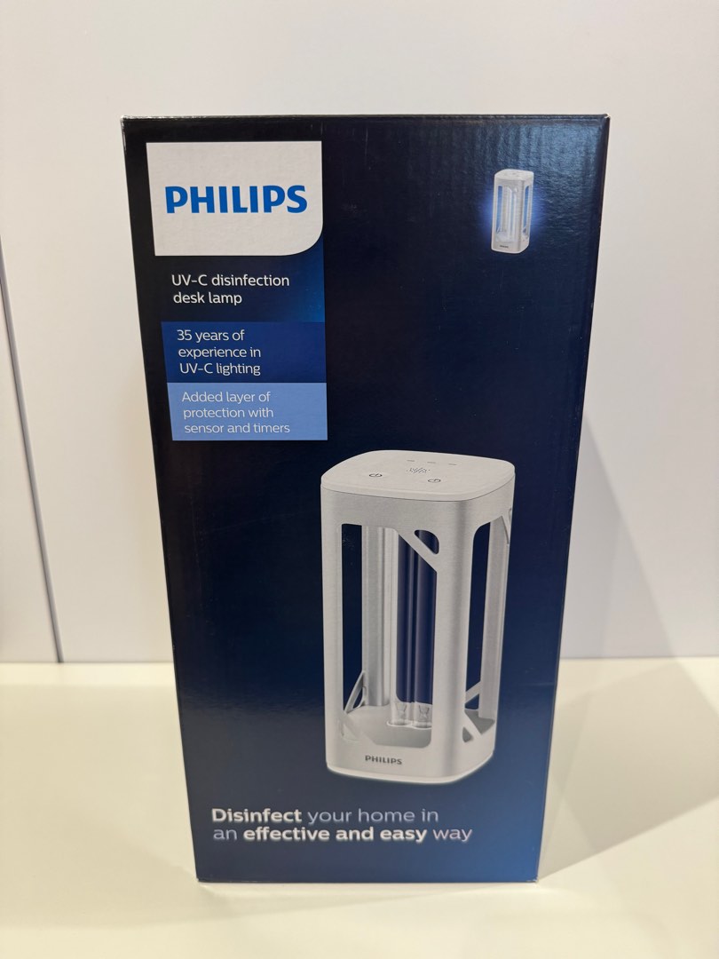 PHILIPS 飛利浦 - UV-C紫外線消毒殺菌燈 UV-C Disinfection Desk Lamp, 家庭電器, 其他家庭電器 - Carousell