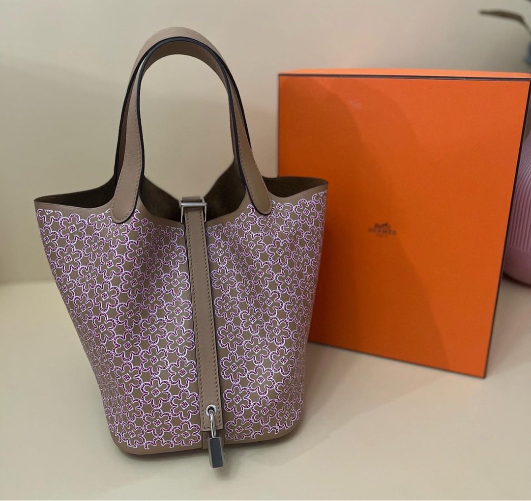Picotin 18 Lucky Daisy Limited Edition, Luxury, Bags & Wallets on Carousell