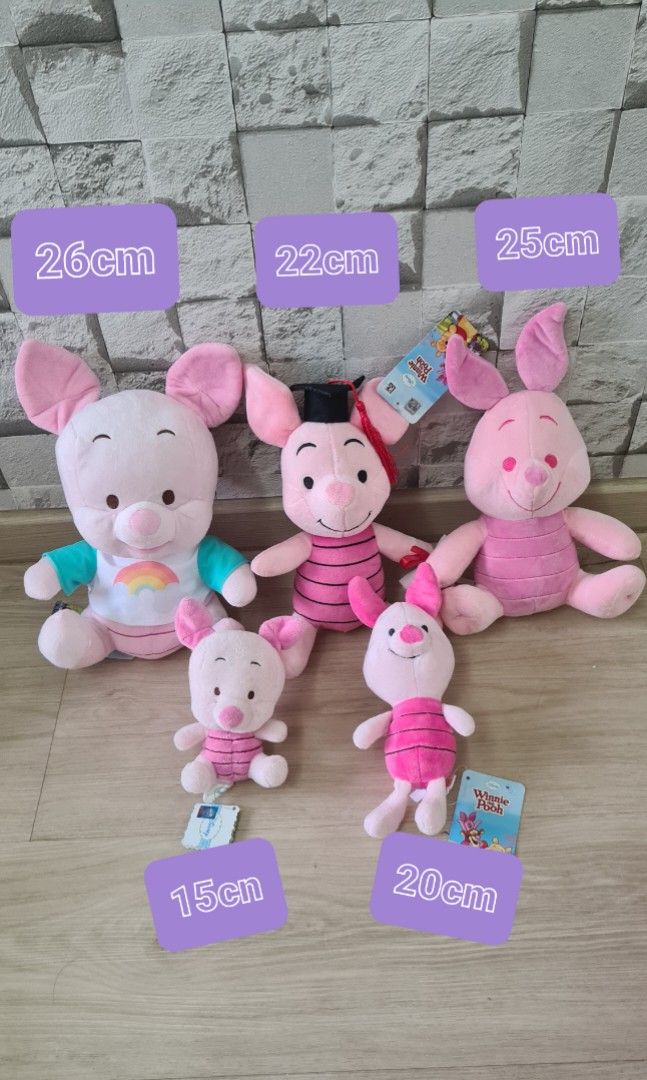 piglet graduation plushie, Hobbies & Toys, Toys & Games on Carousell