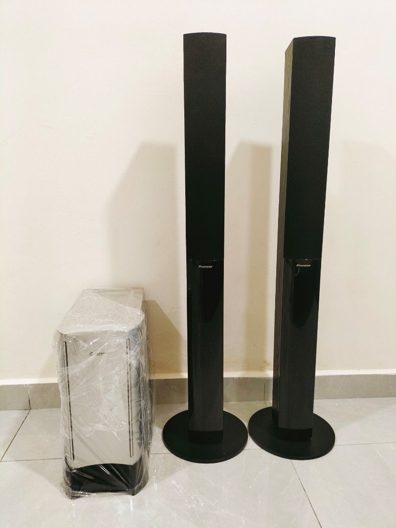 Pioneer S-DV1SW subwoofer and 2 speakers, Audio, Soundbars, Speakers ...