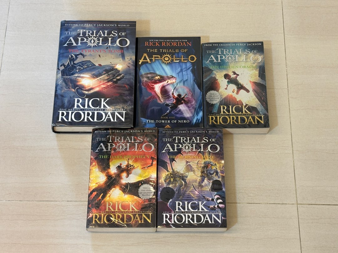 PL Rick Riordan Apollo Series Bundle, Hobbies & Toys, Books & Magazines ...