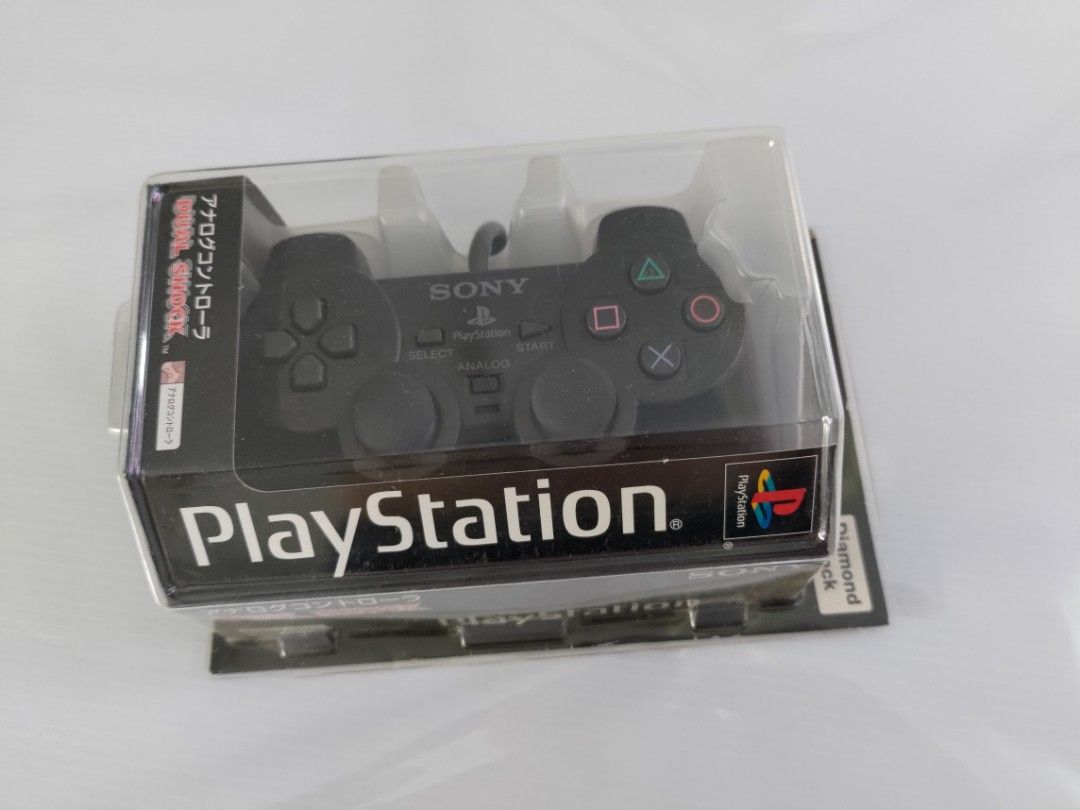 PlayStation 1 震動手掣 SCPH-1200 Diamond Blank 黑色 , Psone PS2 PS1 可以使用 ...